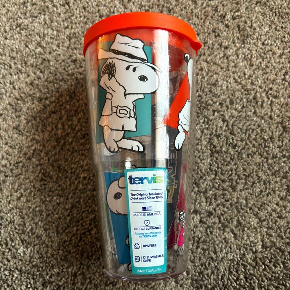 tervis | Kitchen | Tervis Original Peanuts Snoopy Insulated 24 Oz ...